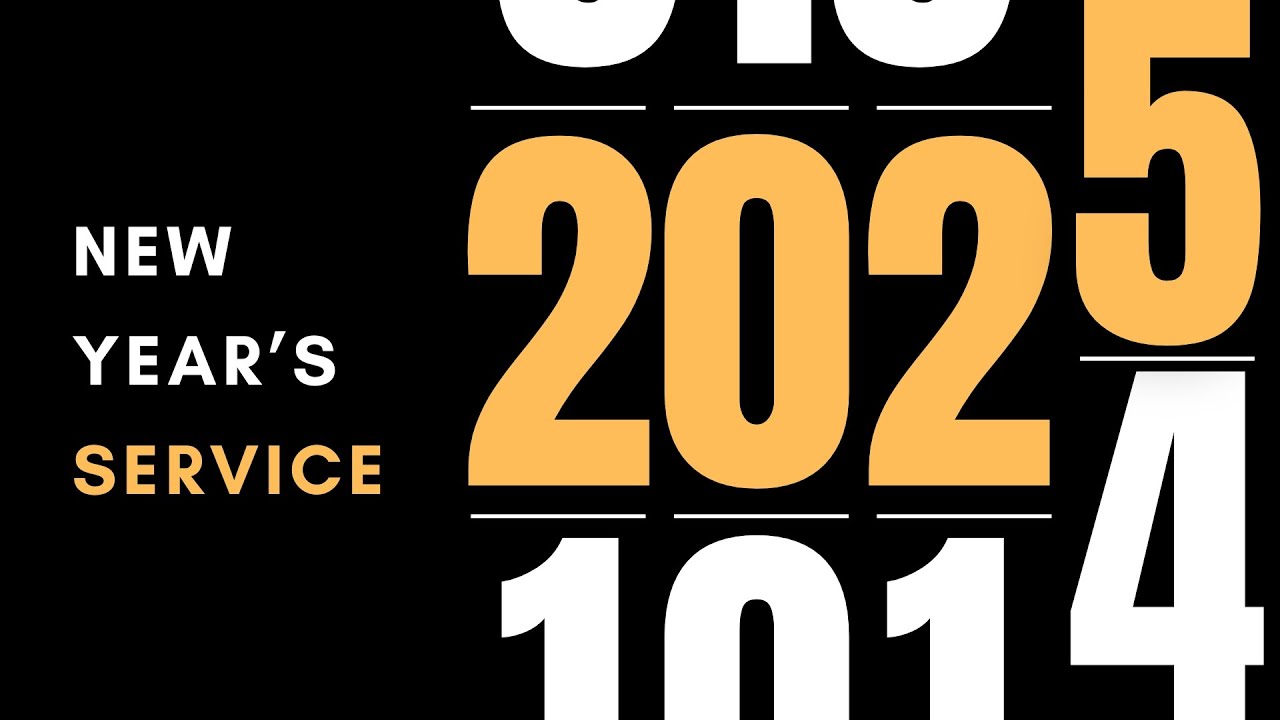 New Years Service | 31st December 2024 - YouTube