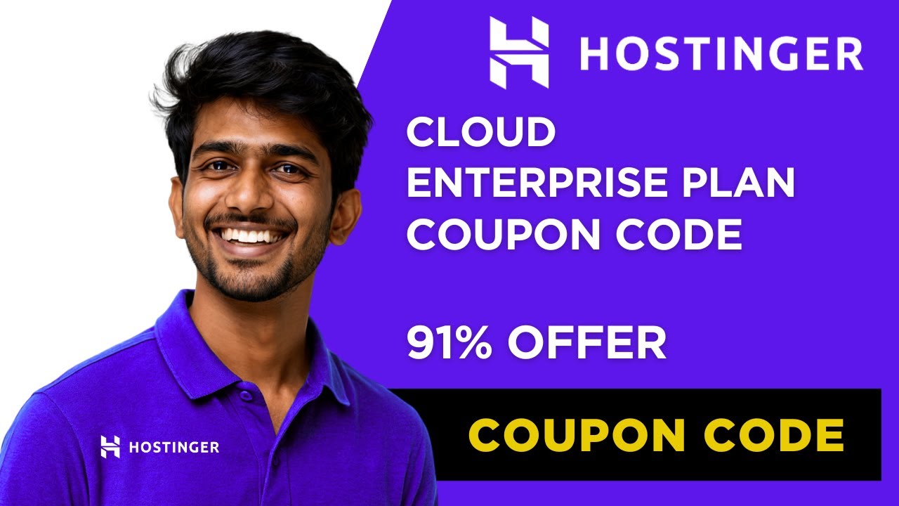 Hostinger Coupon Code Cloud Enterprise Plan 73% Offer Promo - YouTube