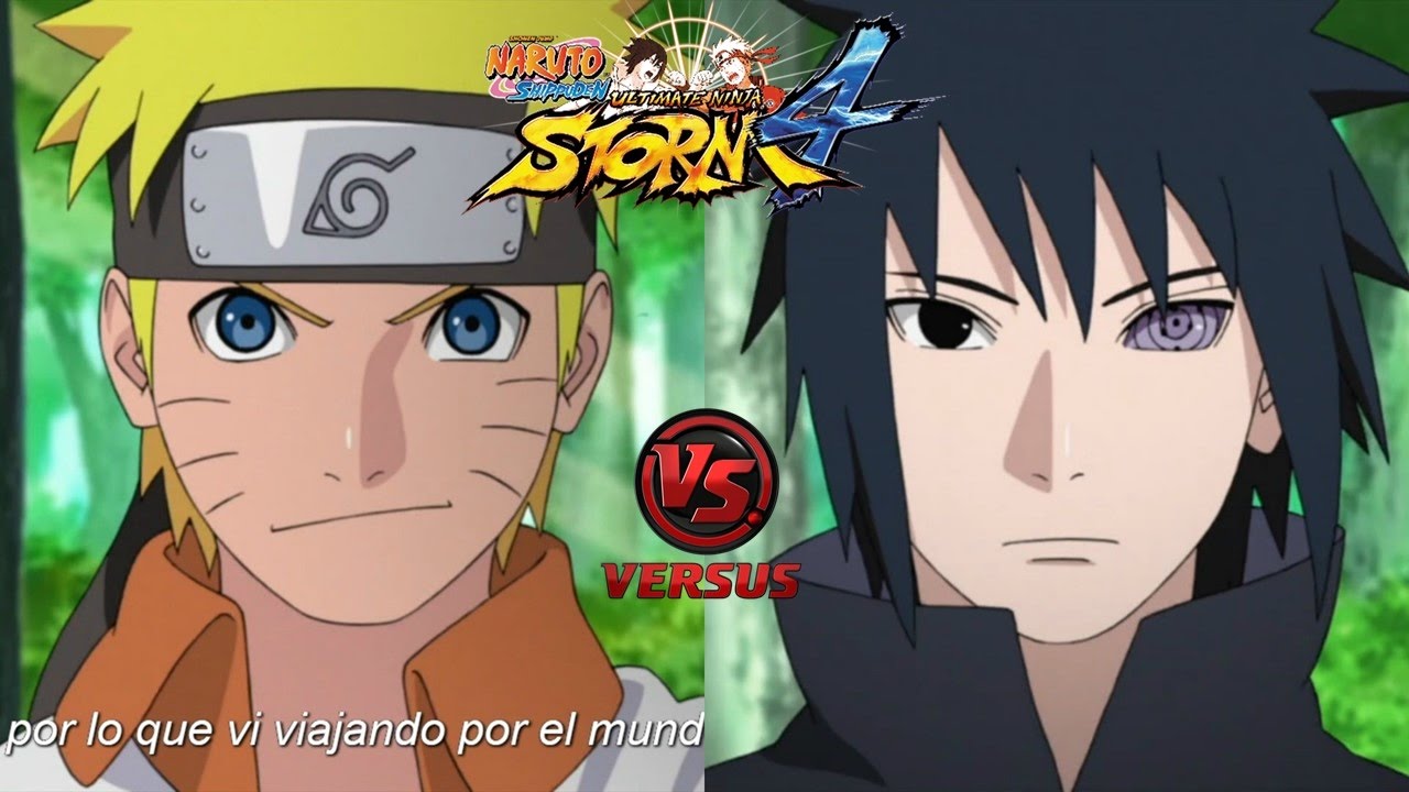 Naruto Uzumaki Pre Gaiden vs Sasuke Uchiha Pre Gaiden | NSUNS4 (Japones ...