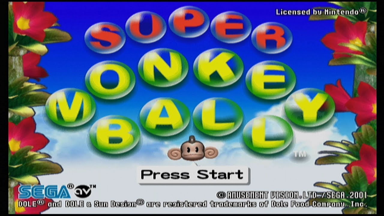 Let's Play Super Monkey Ball Part 1: GIMME MY DOLE BANANAS! - YouTube
