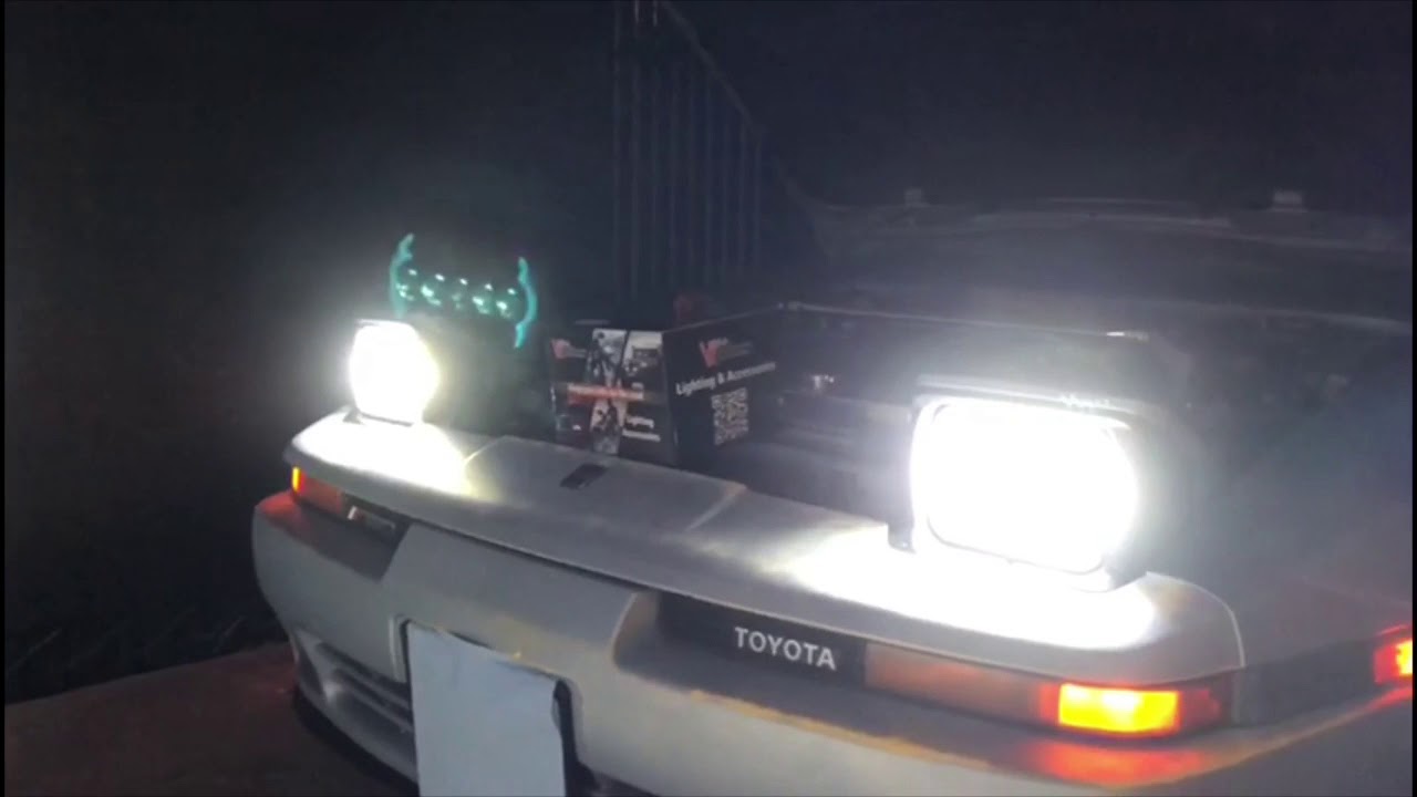 Vplus LED Headlights 7”x6” H6054 For Mk3 Supra - YouTube