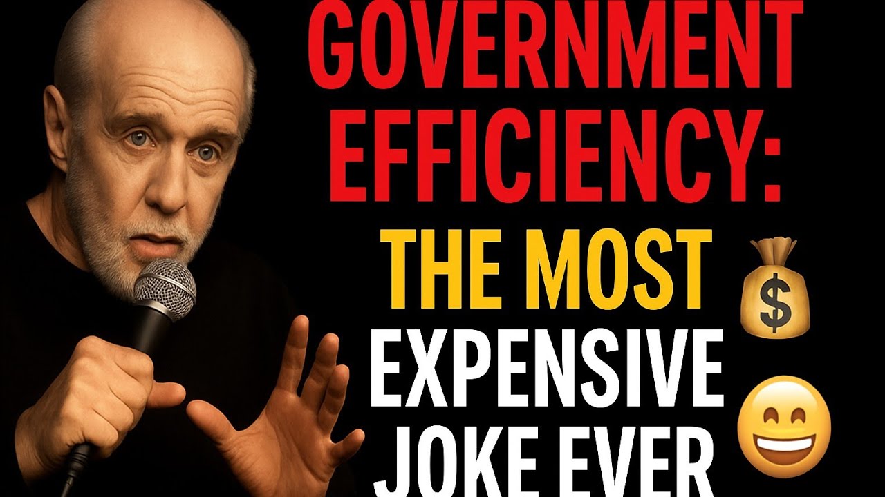 💰 “Government Efficiency: The Most Expensive Joke Ever 🪙😅” | George ...