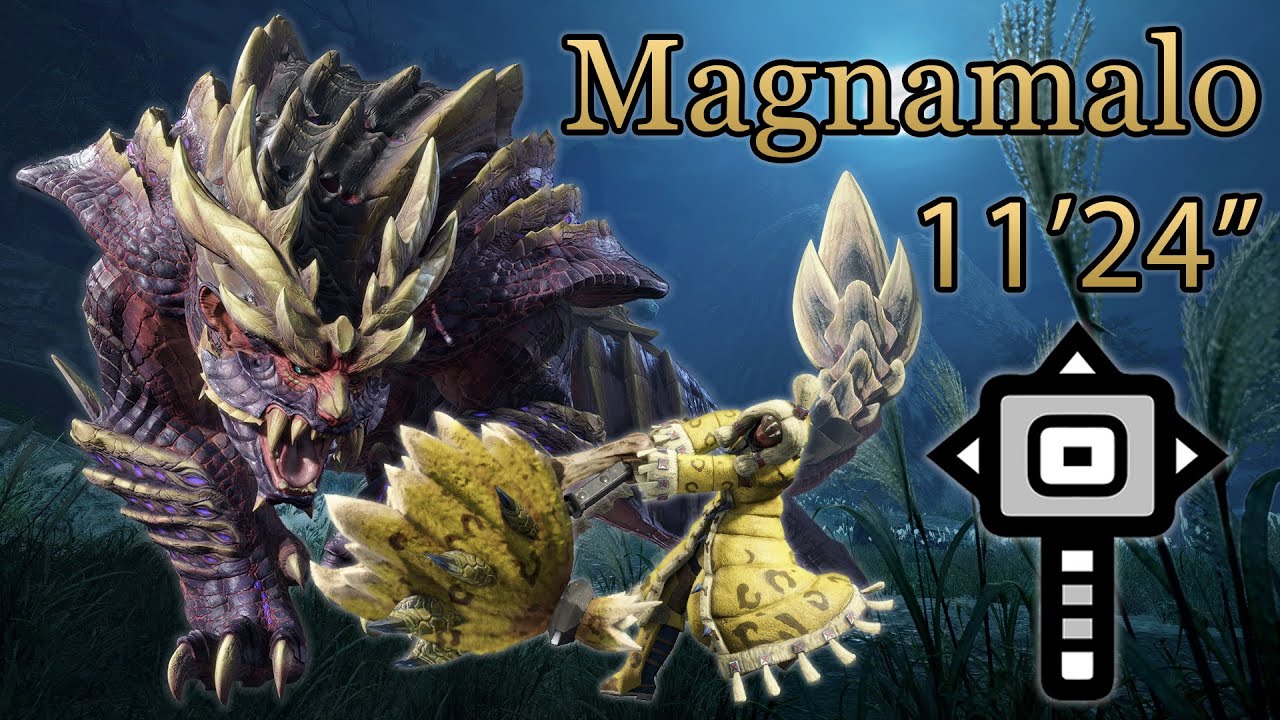 MHRise Demo | Solo Magnamalo Hammer 11'24" (Final) - YouTube