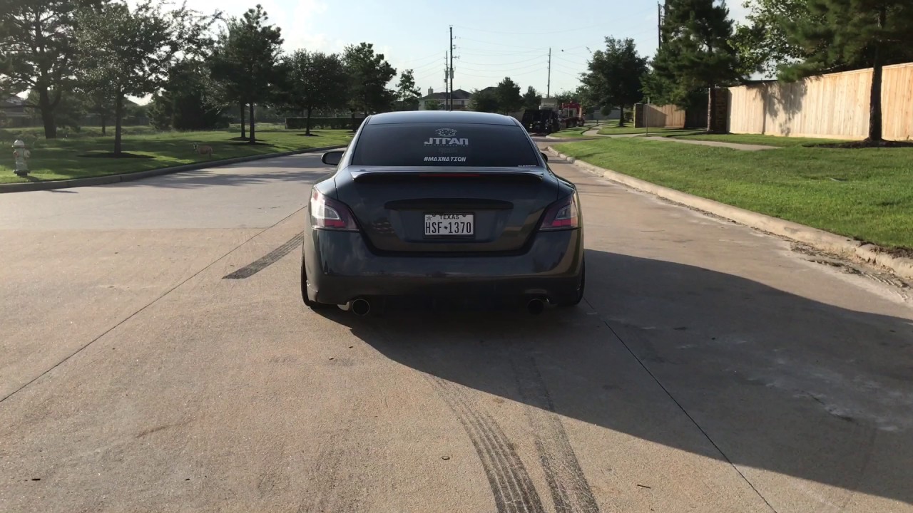 7th gen Maxima Motordyne Axleback W/ Racingline Y-Pipe - YouTube
