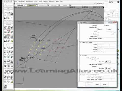 Alias Power Video Tutorial Editing C_O_S part-1 - YouTube