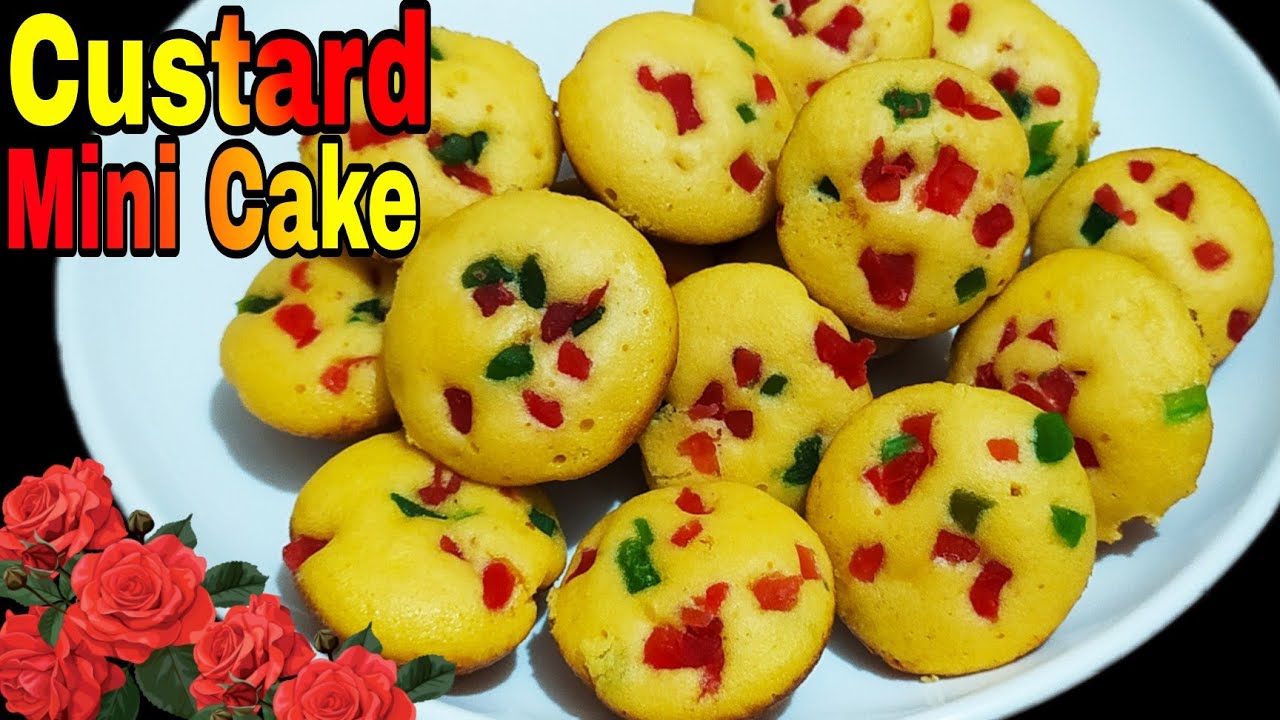 Custard Mini Cake/Custard Cake /Vanilla Sponge Cake/Vanilla Custard ...