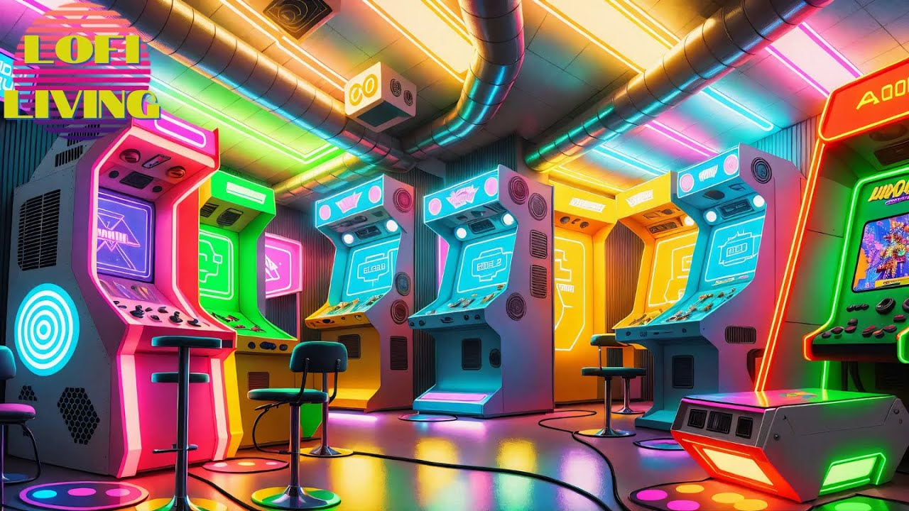 Retro-Fusion Arcade: A Visual Synthwave Journey - YouTube