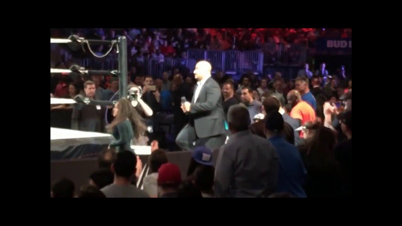 WWE Jonathan Coachman Entrance 25/03/16 LIVE (Madison Square Garden ...