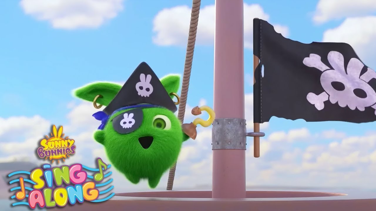 CAPTAIN HOPPER PIRATE SONG | SUNNY BUNNIES SING ALONG COMPILATION ...