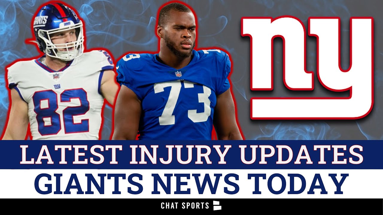 MAJOR Giants Injury News Ft. Evan Neal, Daniel Bellinger & Ben Bredeson ...
