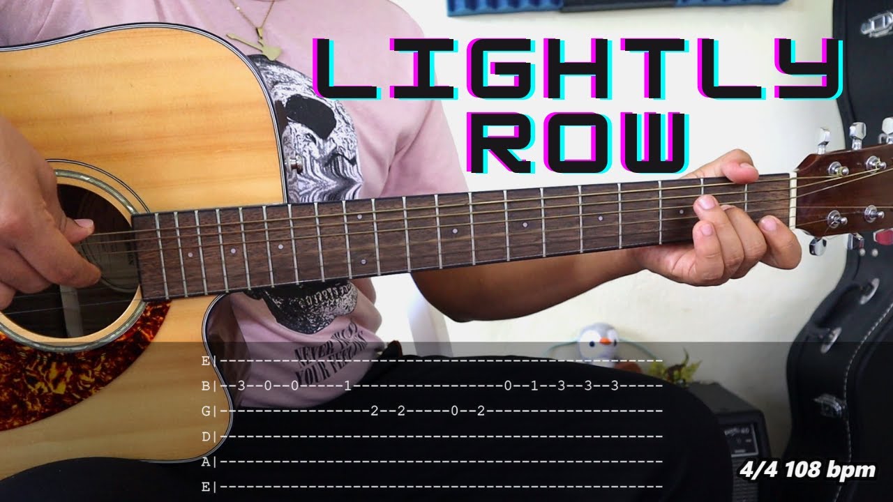 "LIGHTLY ROW" - Guitarra - Suzuki Guitar School - (Con Tablaturas) - YouTube