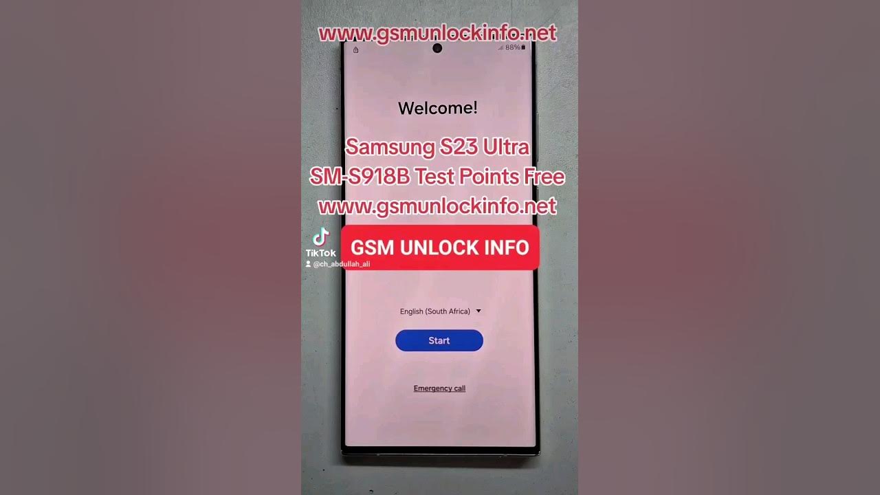 Samsung S23 Ultra SM-S918B Android 14 Frp Reset Done BY GSM UNLOCK INFO #gsm_unlock_info - YouTube