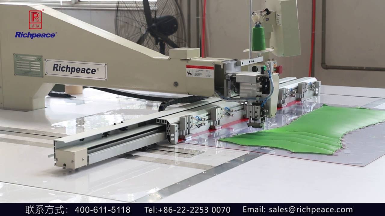 Richpeace Auto Sewing Machine for Leather Jacket 1200*800 - YouTube