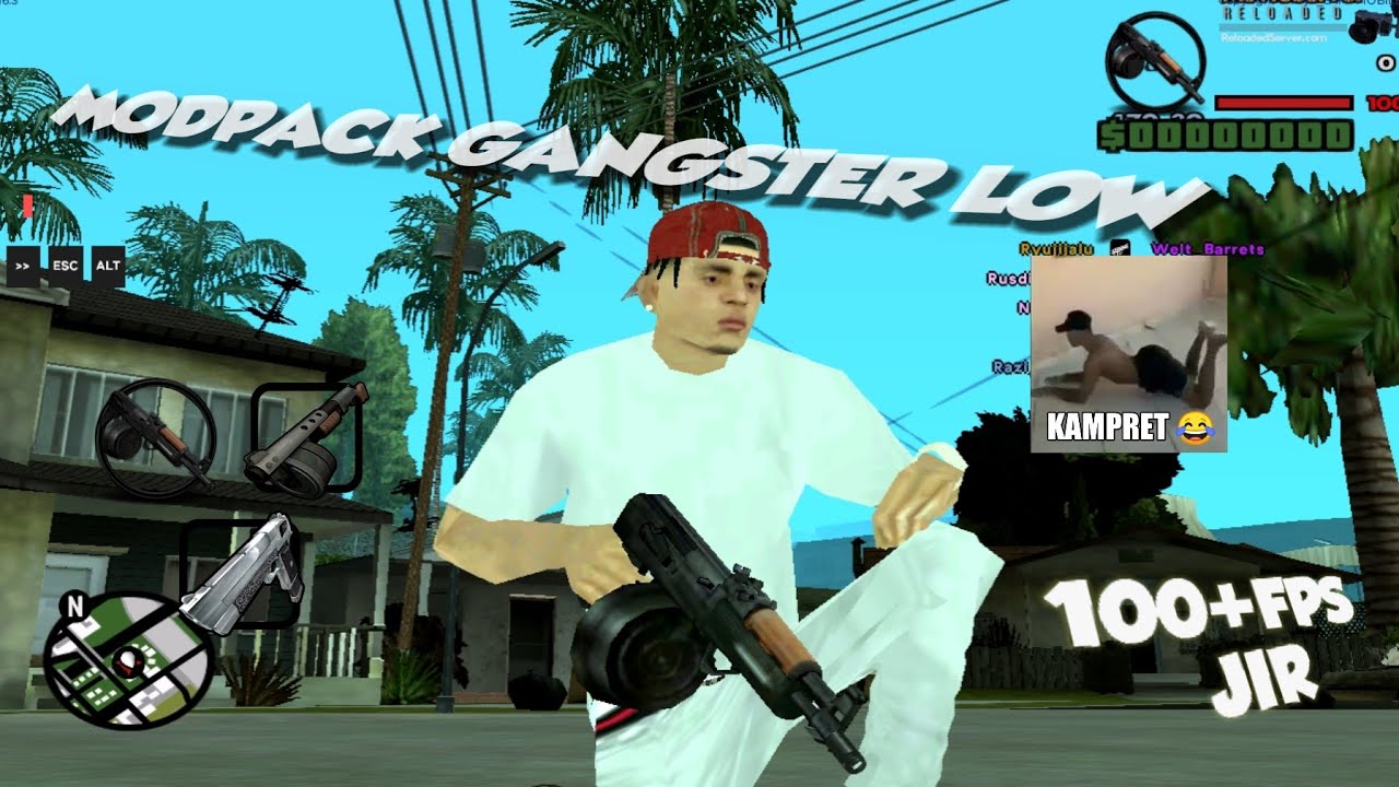 MODPACK GANGSTER LOW 200MB COCOK UNTUK ROBBERY - YouTube