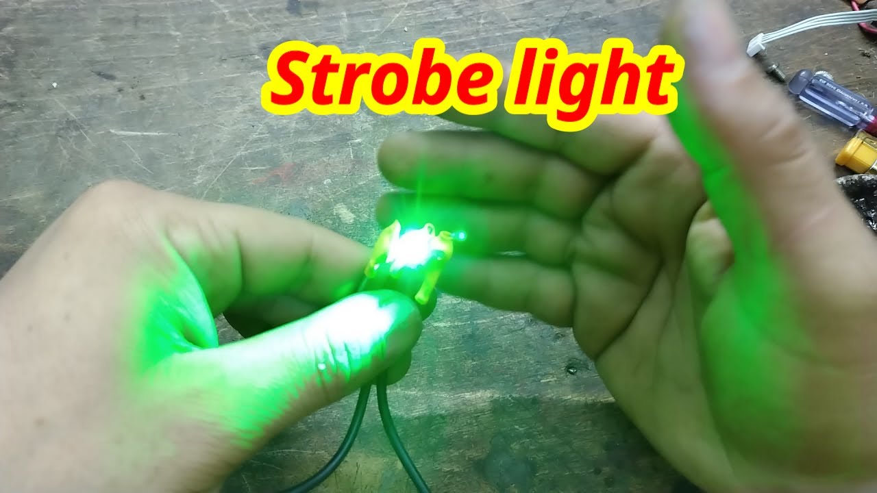 مشروع مربح جدا لاى فنى وقت الفراغ - Strobe light - YouTube