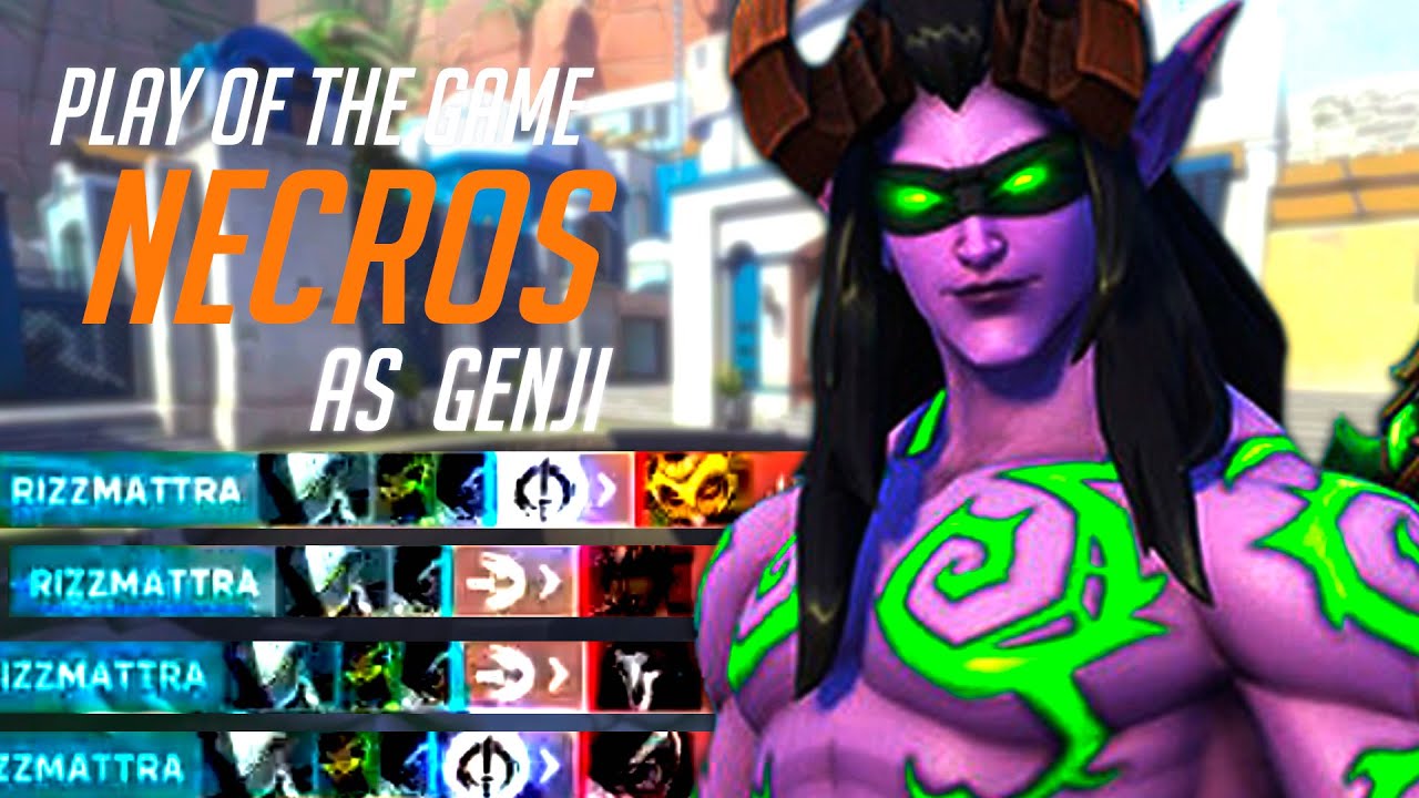 NECROS BEST GENJI IN THE WORLD - POTG! [ OVERWATCH 2 TOP 500 SEASON 2 ...