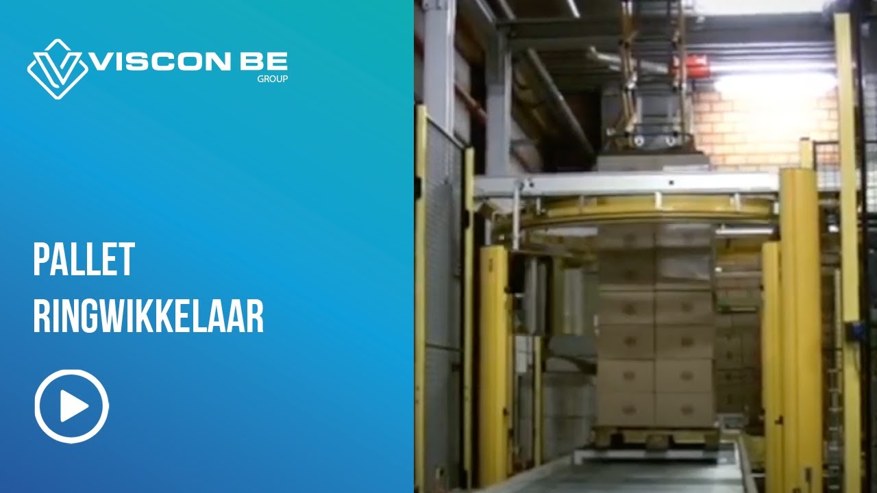 Wikkelaar voor pallets - stretch wrapper for pallets - YouTube