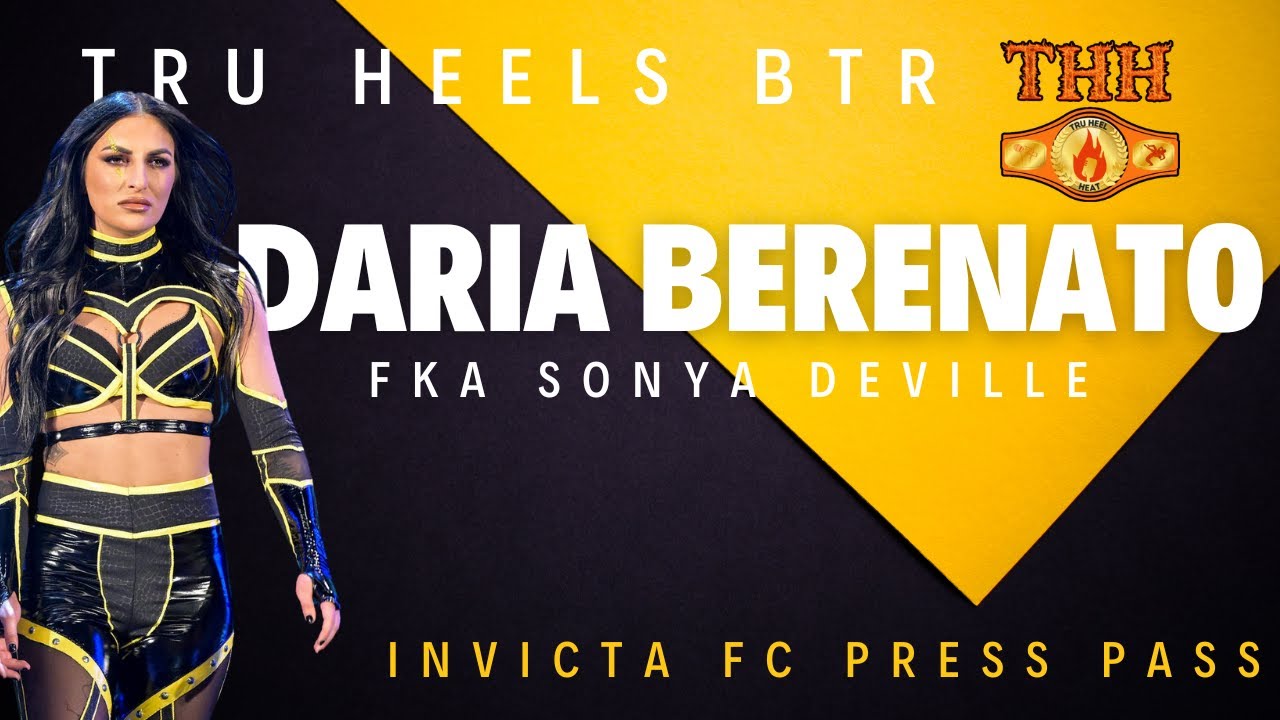 Daria Berenato fka WWE's Sonya Deville on Invicta Commentating Debut ...