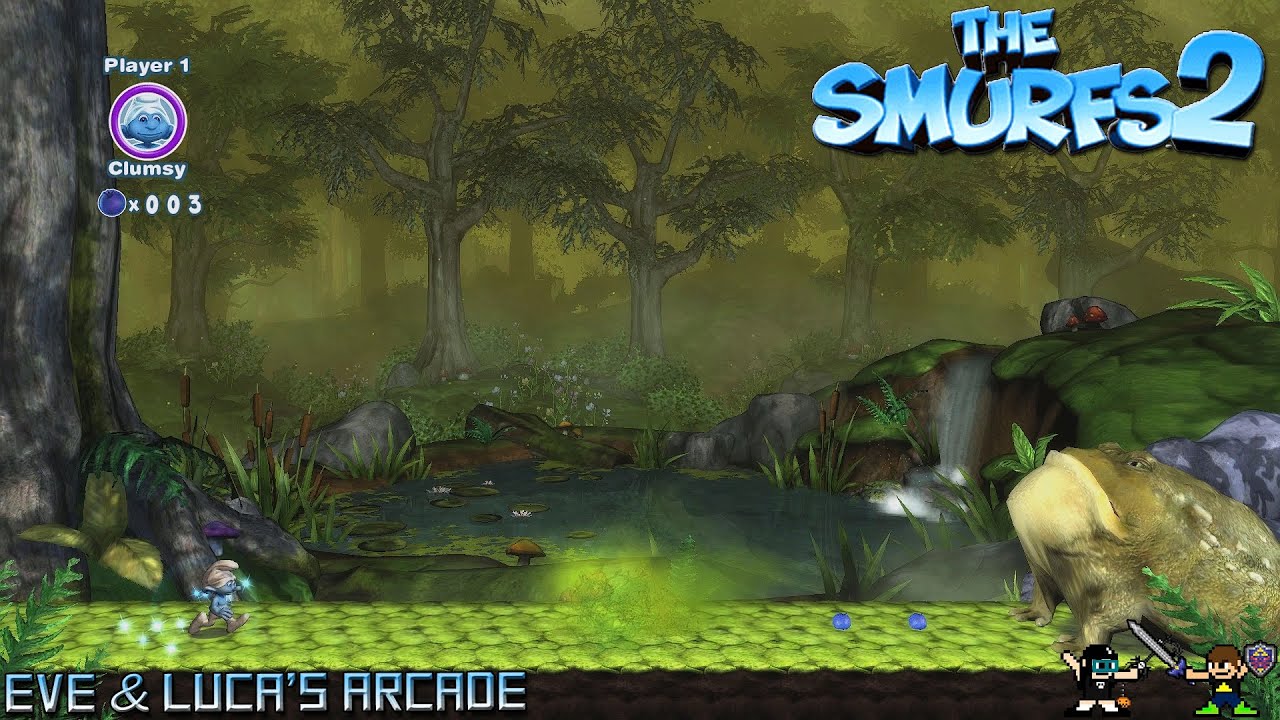 The Smurfs 2 (Wii U) | Eve & Luca's Arcade Episode 301 - YouTube