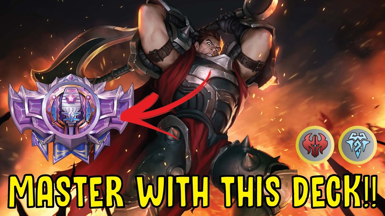 This Overwhelm Deck Bring me to Master!!- LEGENDS OF RUNETERRA - YouTube
