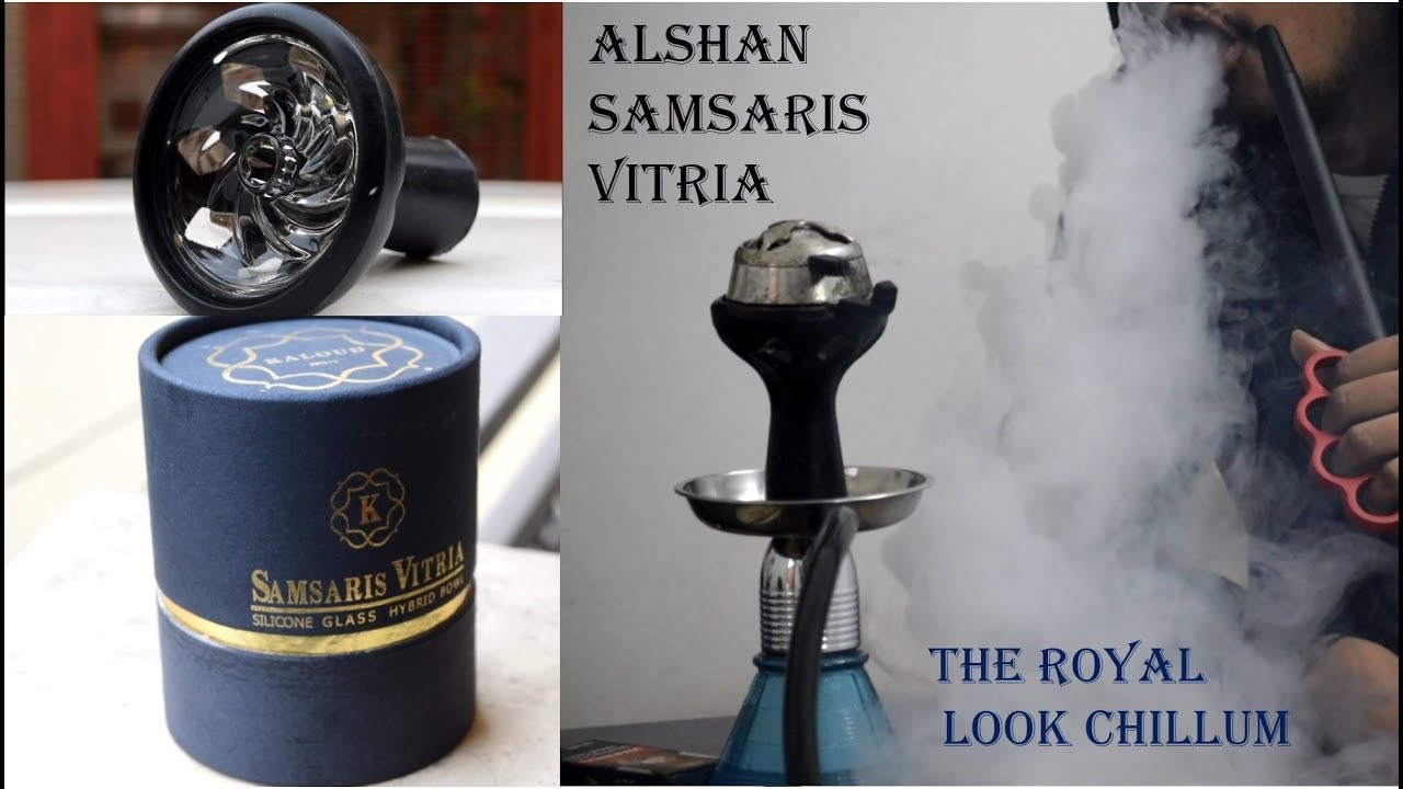 Alshan Samsaris Vitria Bowl | The Royal Look Chillum for Shisha Lovers ...