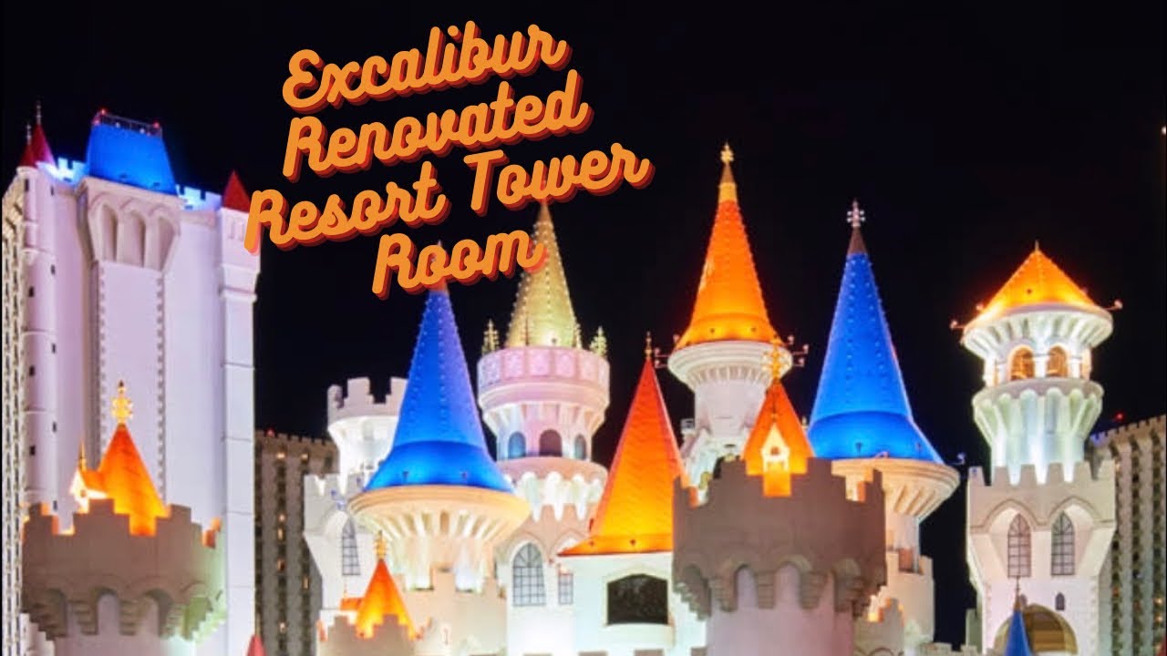 Excalibur Las Vegas Newly Renovated Resort Tower Room Tour - YouTube