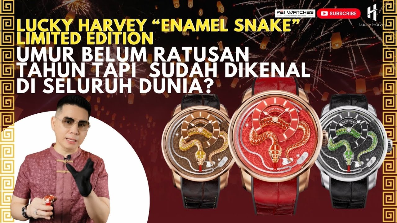 Lucky Harvey Enamel Snake – Edisi Imlek 2025: Kemewahan & Keberuntungan dalam Satu Jam Tangan ...