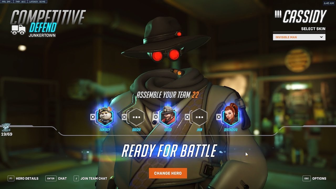 What 55 Accuracy Of Cassidy Looks Like Iddqd Buff Cassidy Gameplay