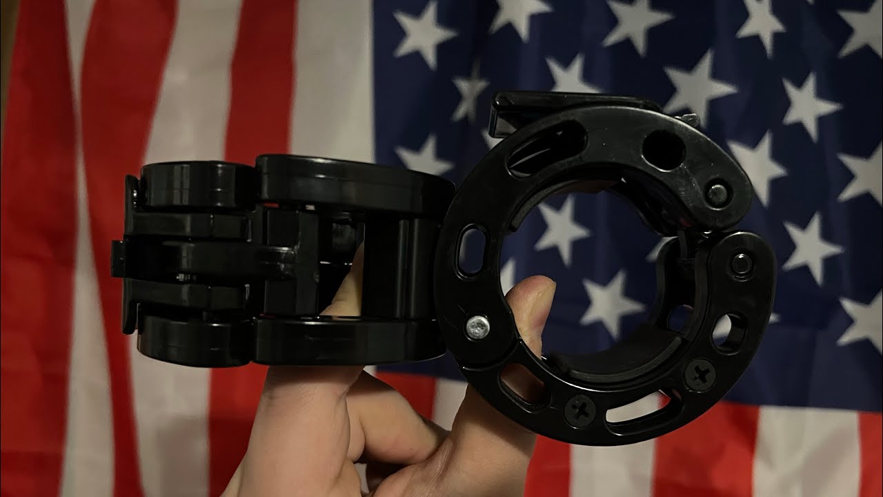 Clout Fitness Barbell Clamps - YouTube