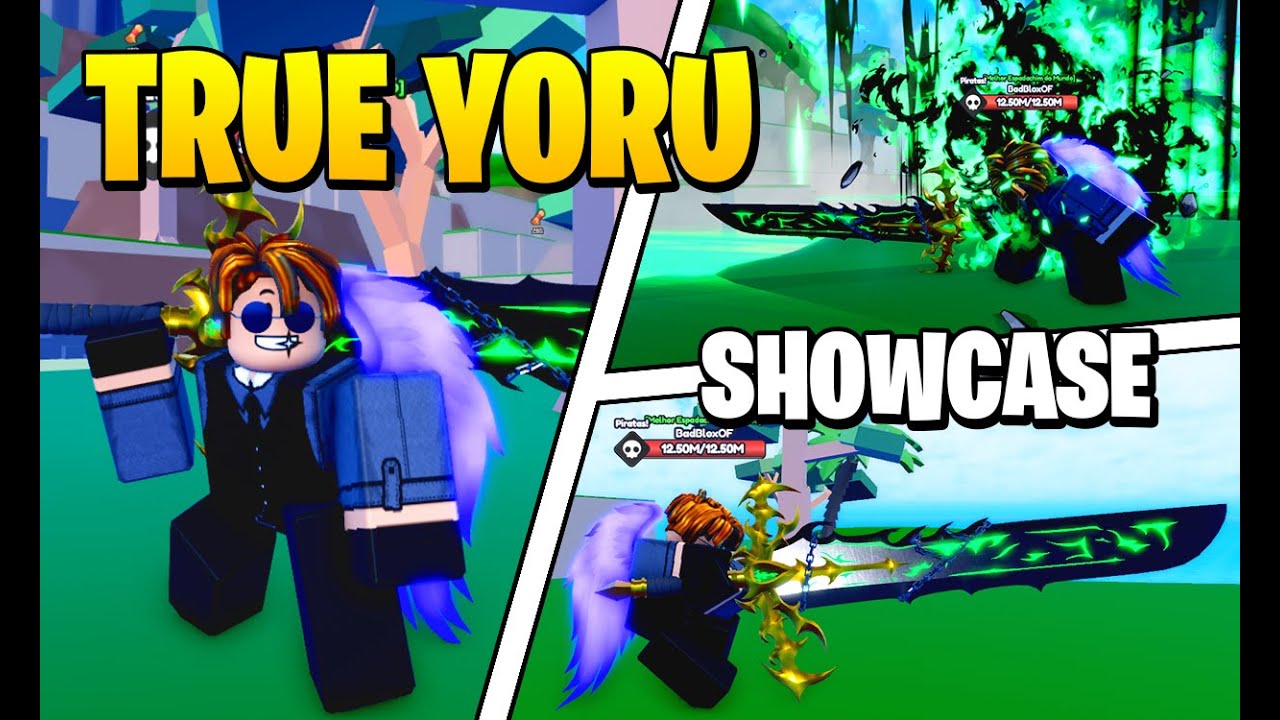 SHOWCASE DA NOVA TRUE YORU NO ONE FRUIT SIMULATOR - ROBLOX - YouTube