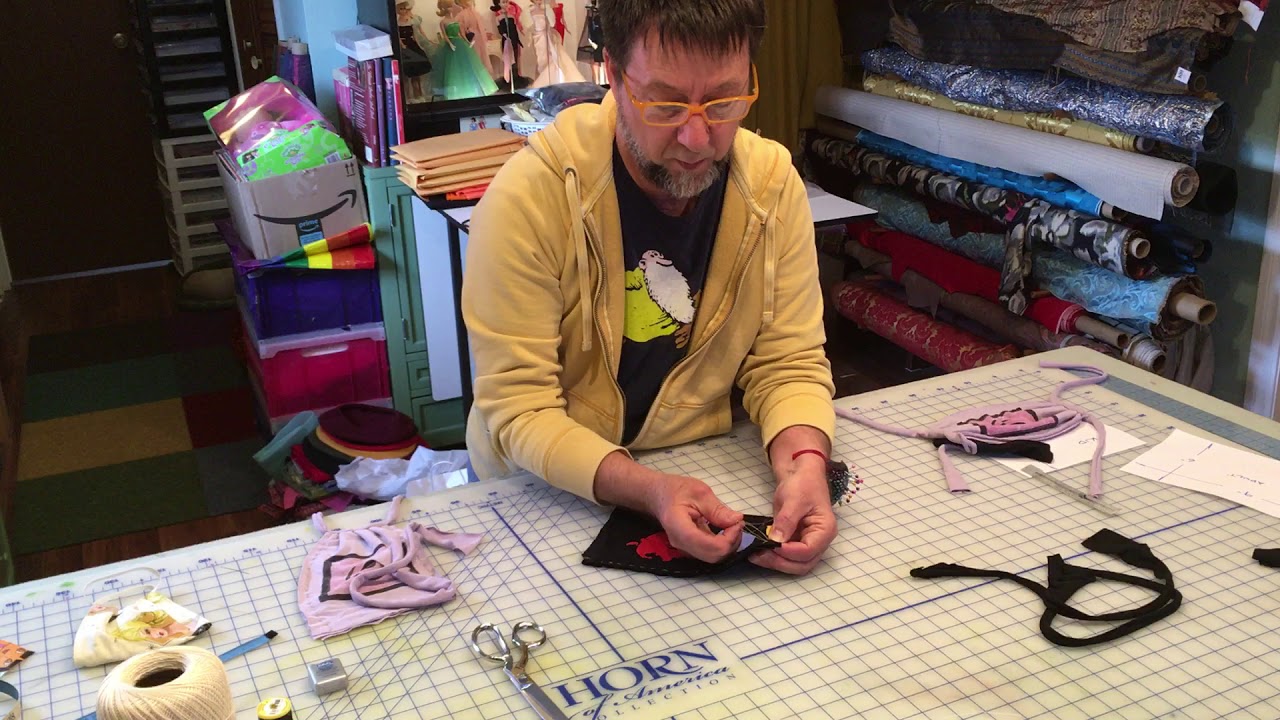 Face Mask Tutorial #3- Using T-Shirts, No Sewing Machine - YouTube