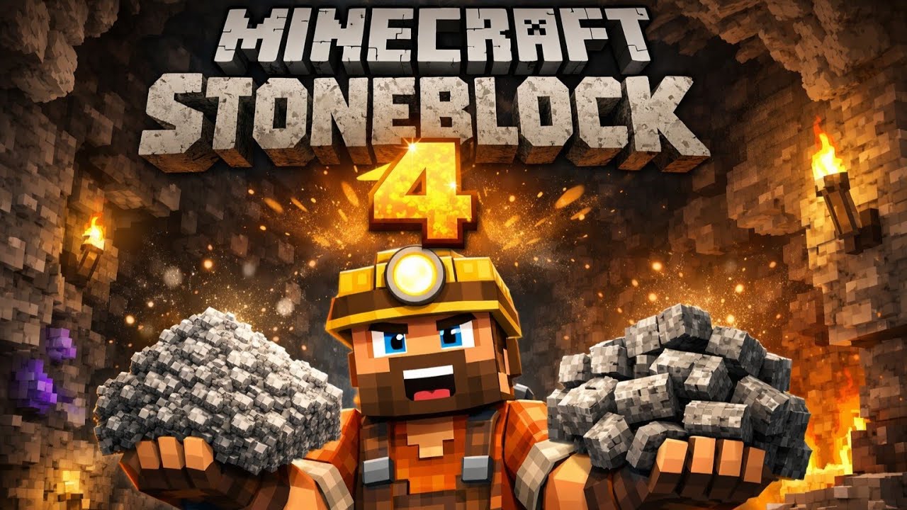 FTB Stone Block 4 Beginners Tips And Millstone Setup - YouTube