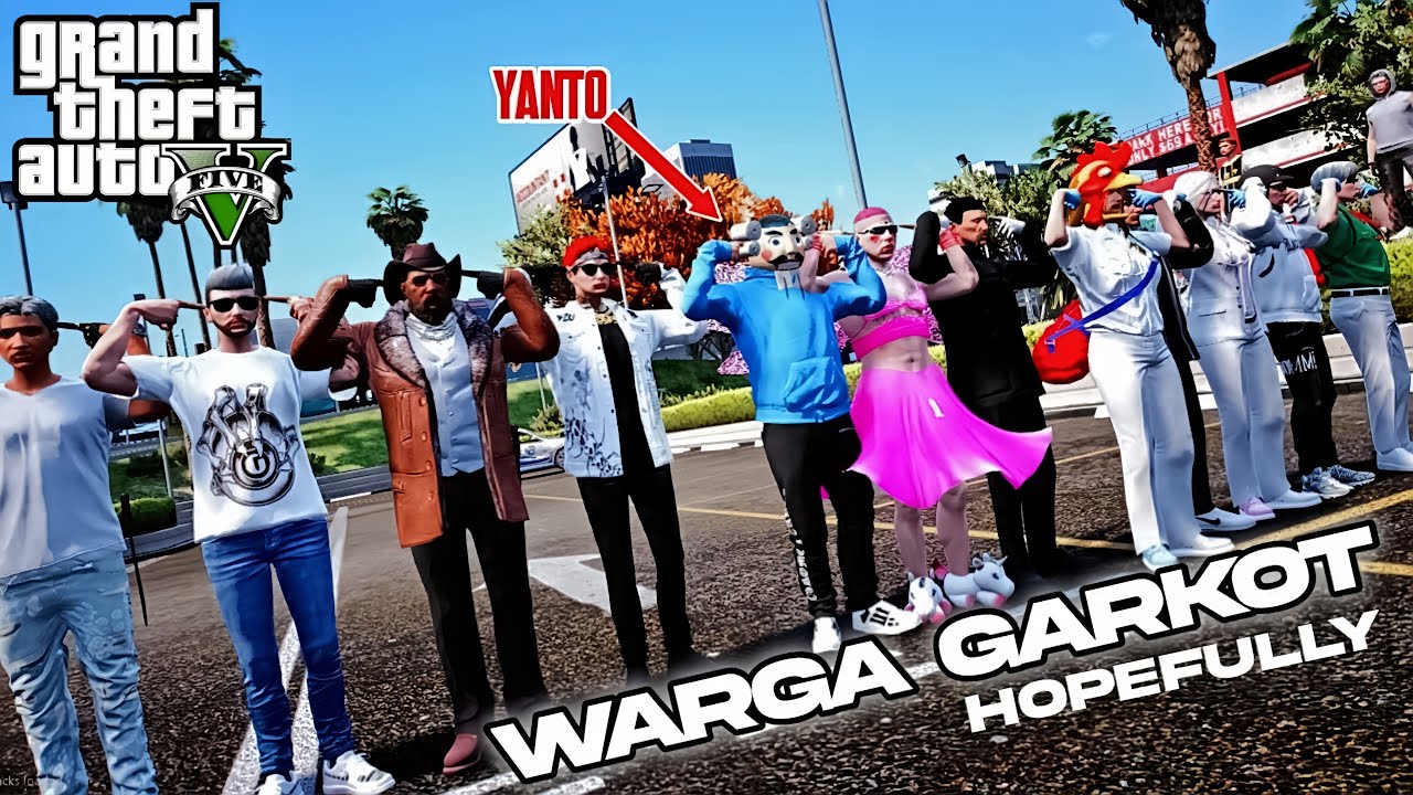 24 JAM NGAKAK BARENG YANTO DAN KELUARGA GARKOT - GTA V ROLEPLAY - YouTube