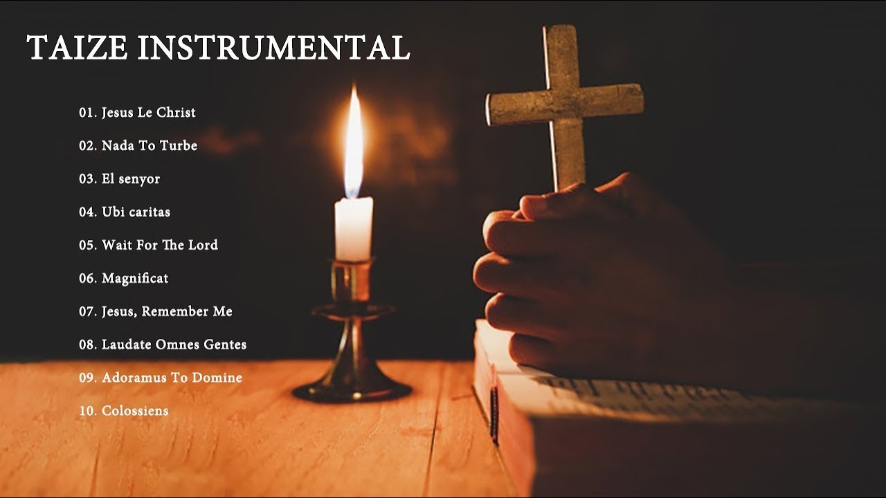 Instrumental Meditation Hymns - Catholic Hymn - Gregorian Chant - Taizé ...