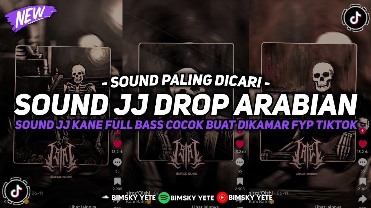 DJ SOUND DROP ARABIAN CEES SOUND JJ MENGKANE VIRAL TIKTOK FULL BASS GACOR TERBARU 2024🎧 - YouTube
