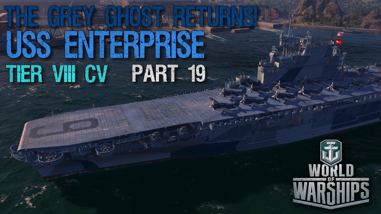 THE GREY GHOST RETURNS! | USS Enterprise - Let's Play World of Warships ...