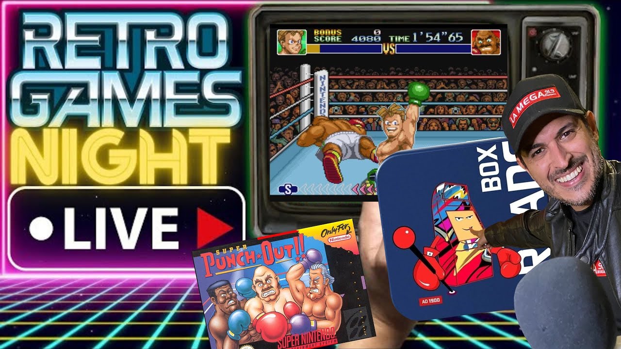 Retro Games Nights SNES y N64 con Arcade Box - Super Punch-Out, Zelda ...