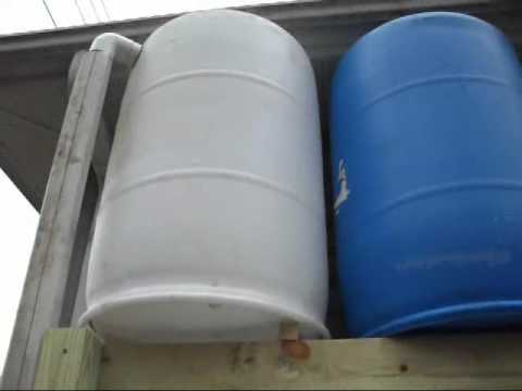 Rain Water Collection & Compost Tumblers - Part 1 - YouTube