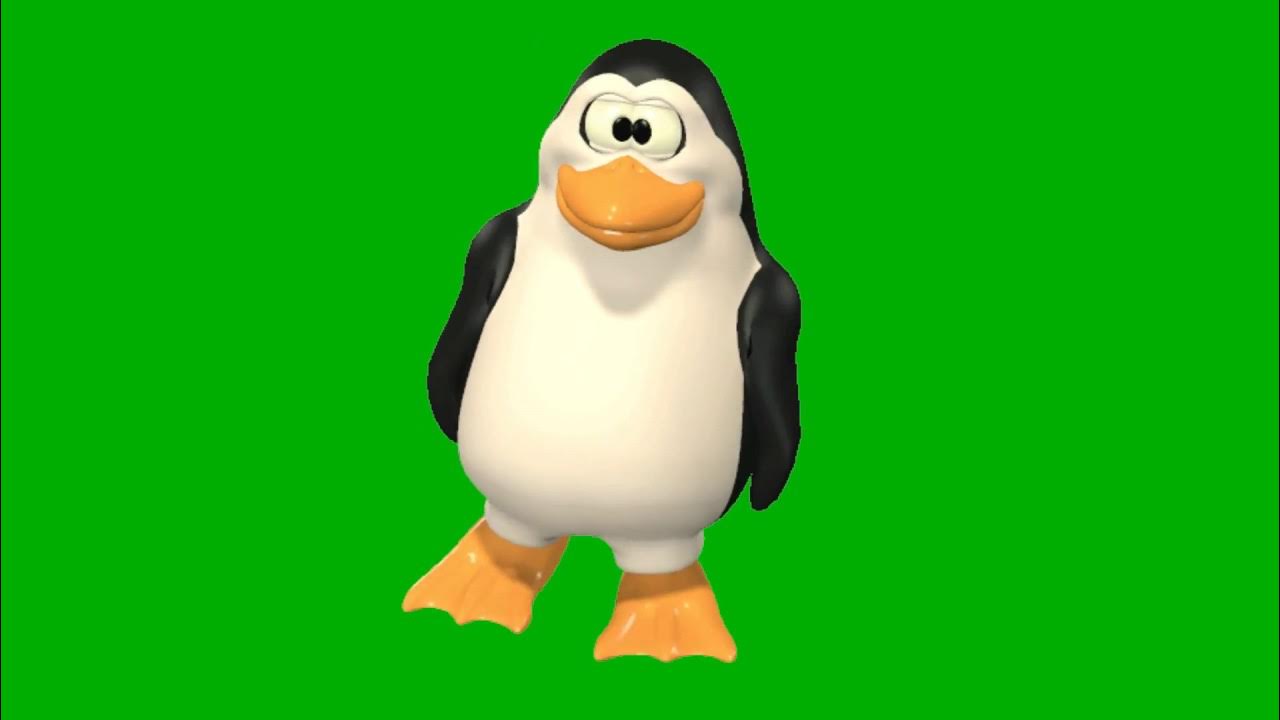 Penguin Green Screen Video | Penguin walking Alone - YouTube