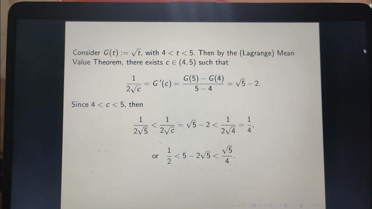 Approximation of Square root of Five - YouTube