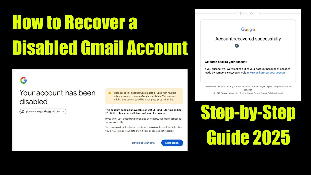 Your Account Has Been Disabled | How to Appeal and Recover Disabled ...