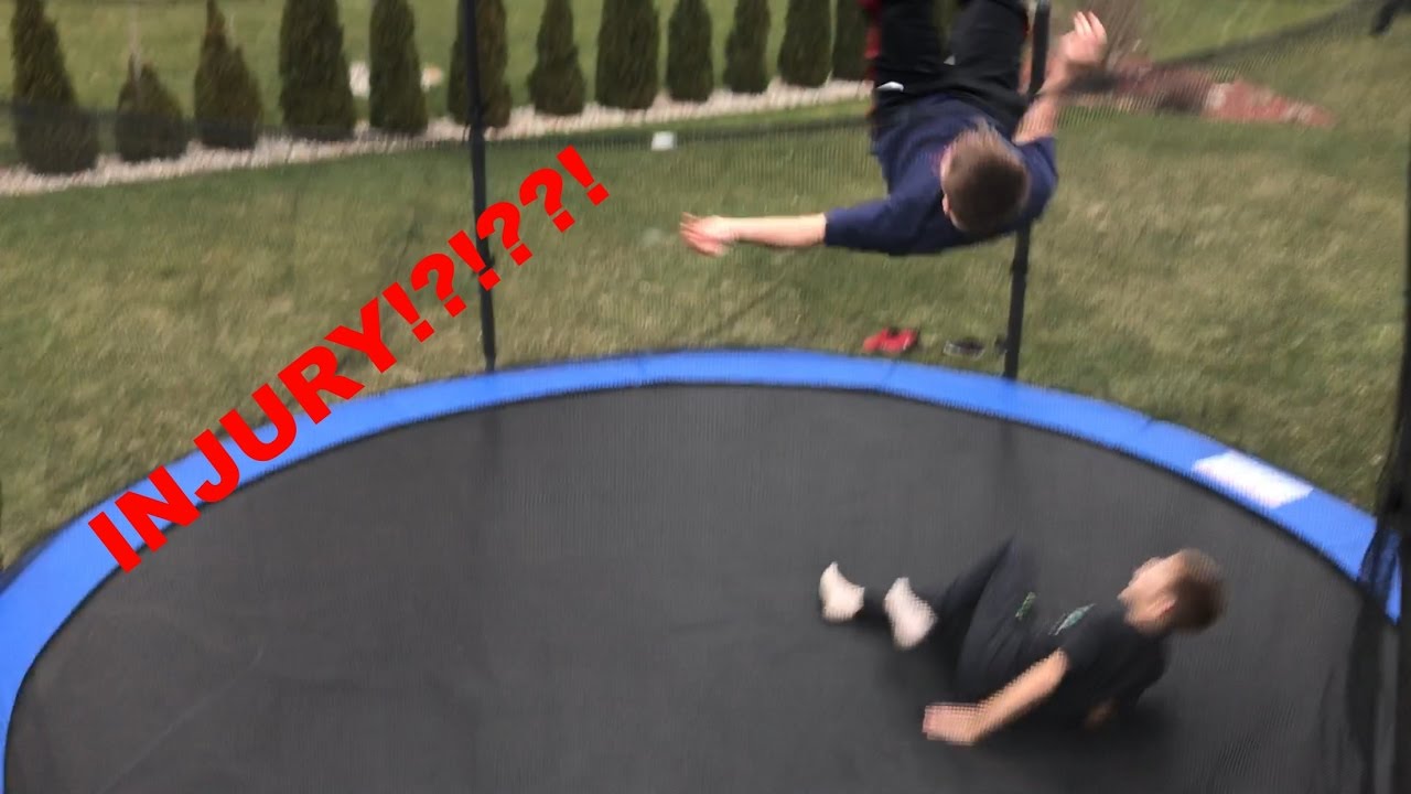 Scary Trampoline Setup (INJURY) - YouTube
