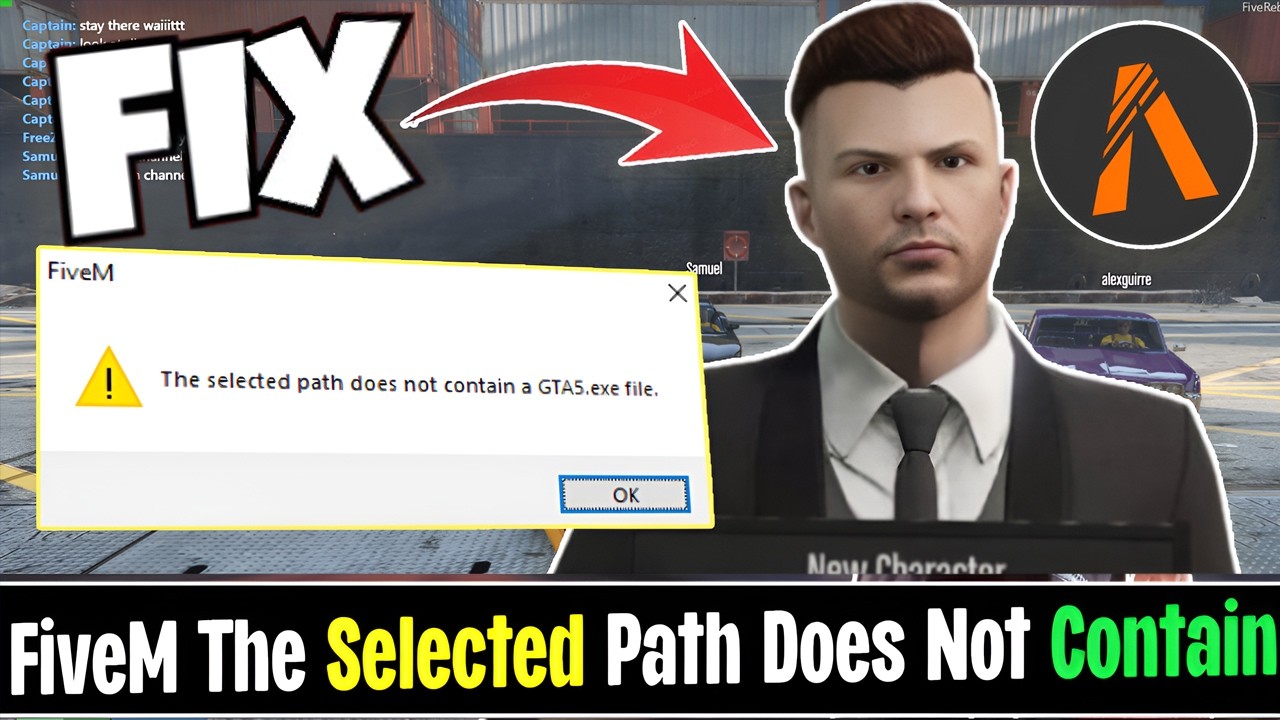 FIX GTA V Enhanced: FiveM The Selected Path Does Not Contain GTA5.exe ...