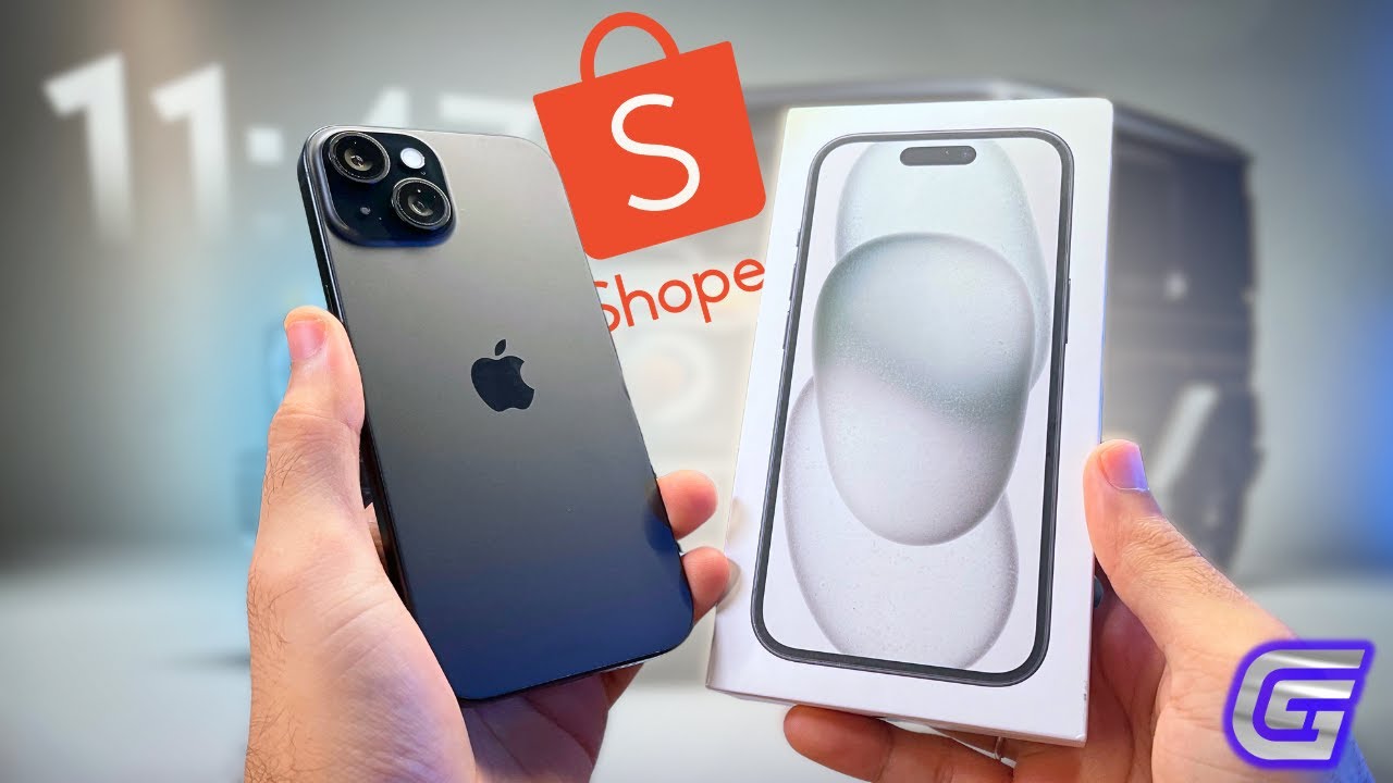 COMPREI UM IPHONE 15 NA SHOPEE - UNBOXING - DEU BOM? - YouTube