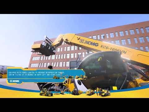 XCMG XC6-1056VN telehandler in CONEXPO2023 #xcmg #telehandler #machinery #conexpo