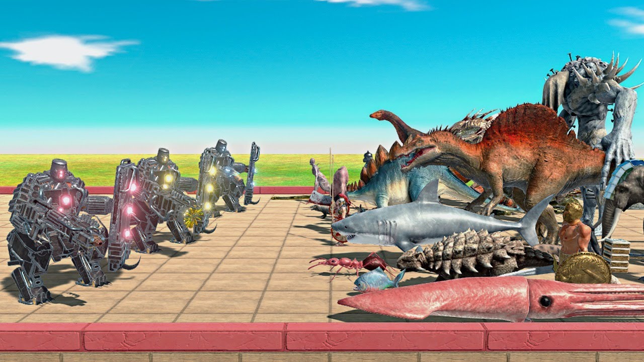 Robots vs Animals in ARBS - YouTube