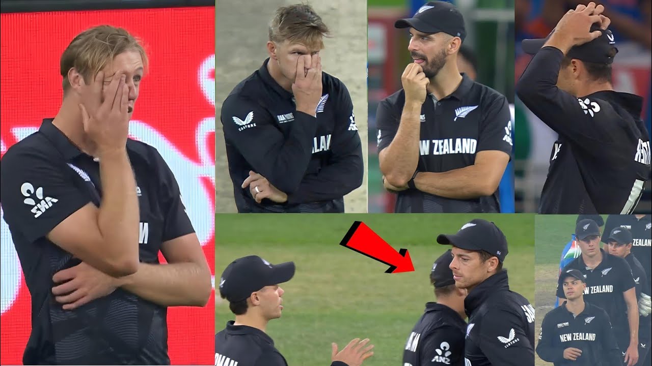Kane Williamson, Glenn Phillips and NZ Players crying after they lost ...
