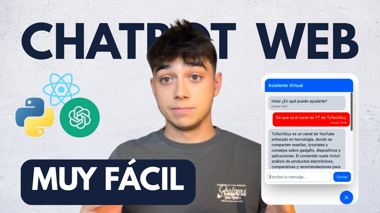🚀 Crea tu Chatbot con Python + React en Minutos (Desde Cero) - YouTube