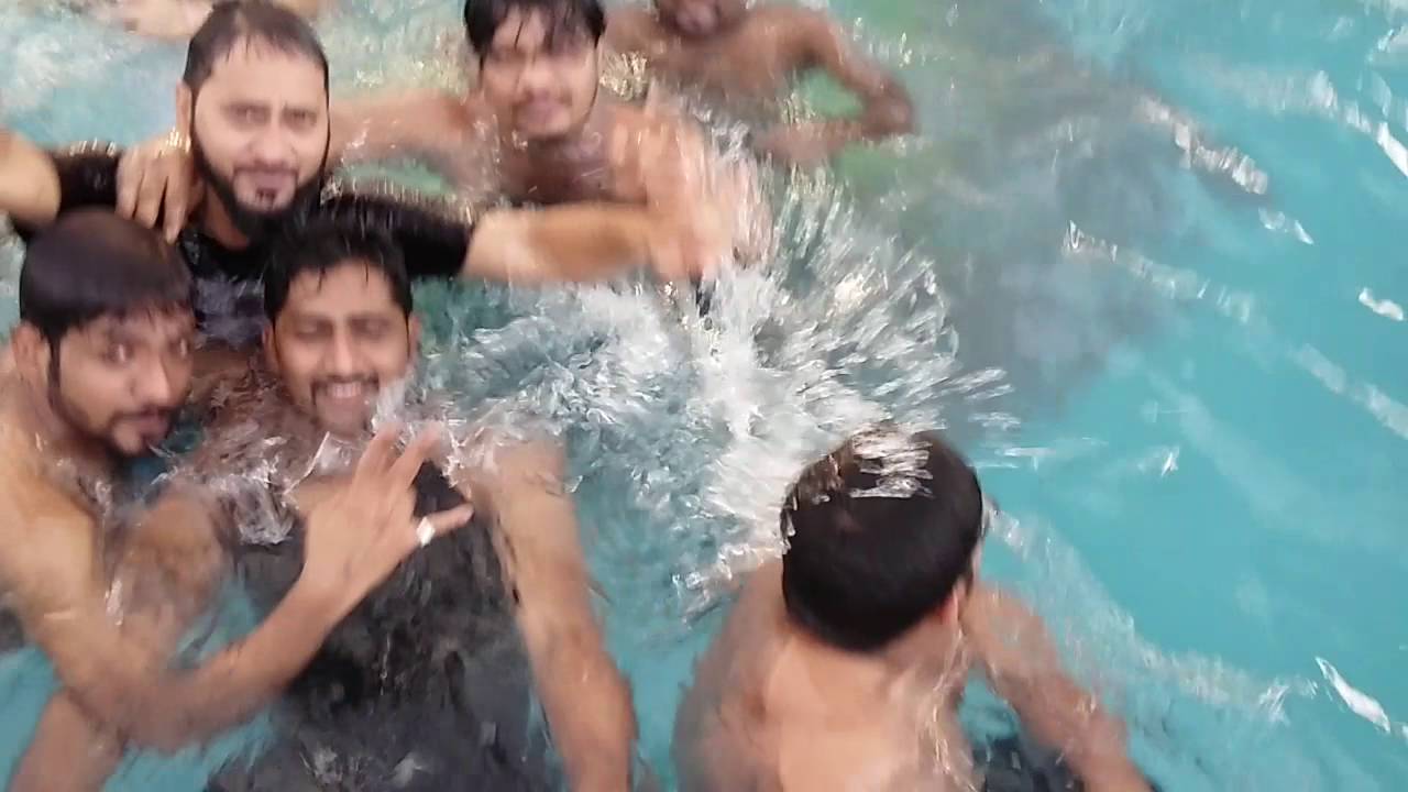 Dubai mamzar pool - YouTube