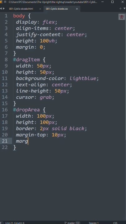 DRAG AND DROP | html&css | #shorts #viral #trend #code #trending #html #web #webdesign # ...